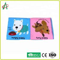 China Snuggle Soft Books For Infants 18x18cm Cotton Fabric for sale