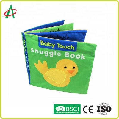 China Snuggle Soft Books For Infants 18x18cm Cotton Fabric for sale