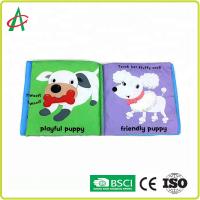 China Snuggle Soft Books For Infants 18x18cm Cotton Fabric for sale