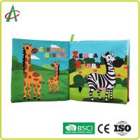 China EN71 Soft Books For Infants , 20cm Plush Baby Book for sale
