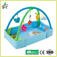 China Foldable Washable Baby Play Mat 76cm Multi Color With Cute Stuffed Toy for sale
