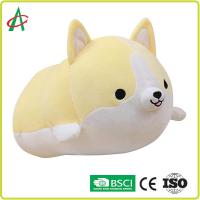 China Dog 20 Inches Plush Toys Pillows 100 PP Cotton Filling Premium Fabrics for sale