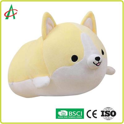 China Dog 20 Inches Plush Toys Pillows 100 PP Cotton Filling Premium Fabrics for sale