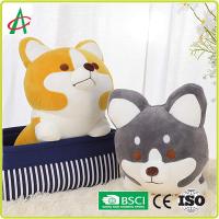 China ODM Shiba Inu Stuffed Toy , EN71-1-2-3 Cute Corgi Plush Pillow for sale