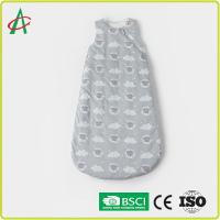 China CE Quilted Sleeveless Infant Sleeping Bag With Zipper for sale