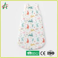 China CE Quilted Sleeveless Infant Sleeping Bag With Zipper for sale