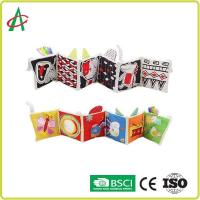 China 20x20cm Rag Soft Books For Infants Handcrafted Plush Polyester for sale