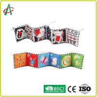 China 20x20cm Rag Soft Books For Infants Handcrafted Plush Polyester for sale