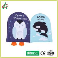 China 22cmx28cm Cloth Story Books For Babies Ocean Cartoon Character for sale
