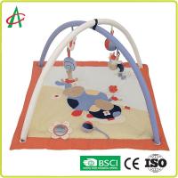 China EN71 Square Baby Crawling Blanket With Animal Character Printing for sale