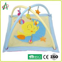 China EN71 Square Baby Crawling Blanket With Animal Character Printing for sale