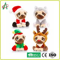 China 12 inch Musical Plush Toys , OEM Singing Christmas Dog Colorful for sale