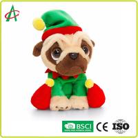 China 12 inch Musical Plush Toys , OEM Singing Christmas Dog Colorful for sale