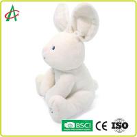 China Children Educational 30cm Musical Plush Toys Rabbit Stuffed Bunny for sale
