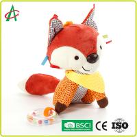 China 25cm Baby Plush Rattle Cute Fox Music Playing EN71 Standard for sale