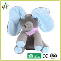China CPSIA Safety Standard Musical Plush Toys , 25cm Baby Musical Elephant for sale