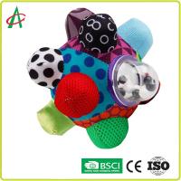 China 25cm Baby Rattle Ball Super soft plush fabric CPSIA Standard for sale