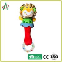 China PP Cotton Shaker Baby Plush Rattle LDPE Teether Safe Soft Fabric for sale