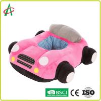 China L70cm Sit And Learn Car , ASTM Stuffed Toy Car Polyester Fabric for sale