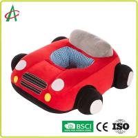 China L70cm Sit And Learn Car , ASTM Stuffed Toy Car Polyester Fabric for sale