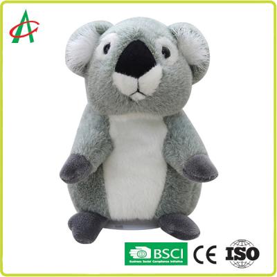 China CE Electronic Musical Plush Animals , 30cm Singing Koala Toy for sale