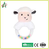 China Rabbit 21x8.5cm Baby Plush Rattle 100 polyester CE Certification for sale