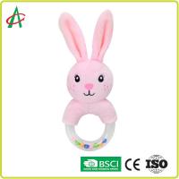 China CE Baby Bear Rattle , 21cmx8.5cm Stuffed Animal Rattle for sale