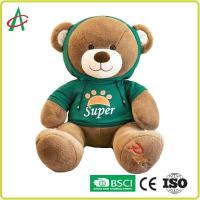 China CE 30cm Plush Teddy Bear Reinforced Stitching With Hoodie for sale