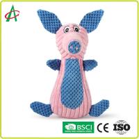 China Fun Squeaky Pet Plush Toy , EN71 Chewy Plush Dog Toys for sale