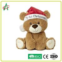 China Lovely Teddy Bear Xmas Gift Plush Toy Stuffed Animal My 1st Christmas Customize for sale