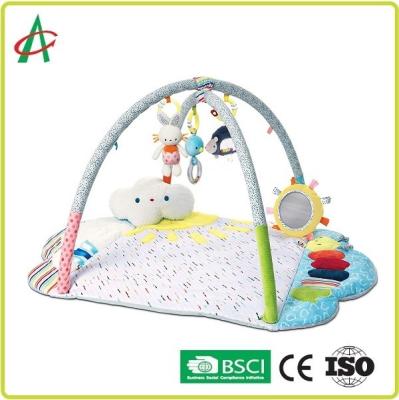 China 23.5'' Plush Washable Baby Play Mat All In One 8 Piece for sale
