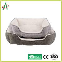 China Rectangle Fluffy Dog Blanket , CPSC Soft Pet Bed With Anti Slip Bottom for sale