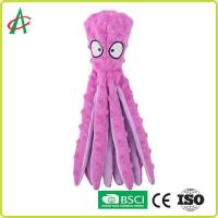 China 32cm*8cm Indestructible Pet Plush Toy Chew Proof Embroidered Eyes for sale