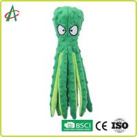 China 32cm*8cm Indestructible Pet Plush Toy Chew Proof Embroidered Eyes for sale