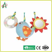 China Soft boa Spiral Pram Toy 68cm*35cm With Plush Duck And Mirror for sale