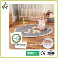 China Non Slip EN71 Washable Baby Play Mat Super Soft Textured Fabrics for sale