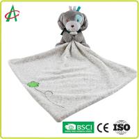 China SNAS Newborn Comforter Toy Soft Boa Plush Fabric 29.5X15cm for sale