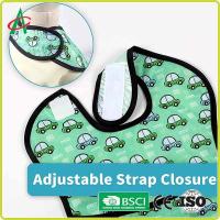 China Adjustable Waterproof Newborn Baby Bibs For Feeding And Eating for sale