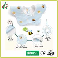 China BPA Free Newborn Baby Bibs Comfortable Cotton 360 Degree Rotation for sale