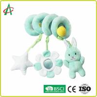 China Newborn 20cm Spiral Pram Toy With Rattle And BB Squeaky for sale