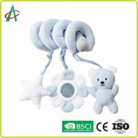 China Newborn 20cm Spiral Pram Toy With Rattle And BB Squeaky for sale