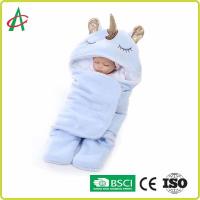 China Flannel Unicorn Pillow Sleeping Bag 65x75cm With Velcro For Babies for sale