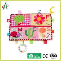China BSCI 29.7x21cm Baby Comforter Toy ultra soft plush Fruit And Animal Printing for sale