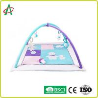 China 100% Polyester Washable Portable Baby Activity Play Gym Mat Infant Toddlers for sale