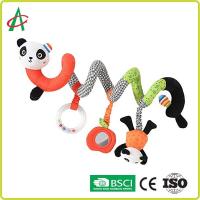 China BSCI Baby Panda Plush Spiral Toy With Mirrors Customized for sale