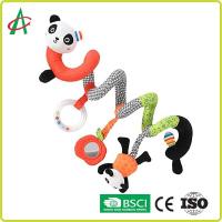 China BSCI Baby Panda Plush Spiral Toy With Mirrors Customized for sale