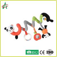 China BSCI Baby Panda Plush Spiral Toy With Mirrors Customized for sale