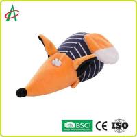 China Indestructible Cat And Dog Squeaky Soft Toys Mouse Shaped Plush Toy for sale