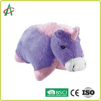 China BPA Free Washable Chenille Animal Shaped Soft Plush Pillow for sale