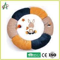 China AZO Free bOA fabric Baby Gym Play Mat With Mini Plush Animal Toys for sale